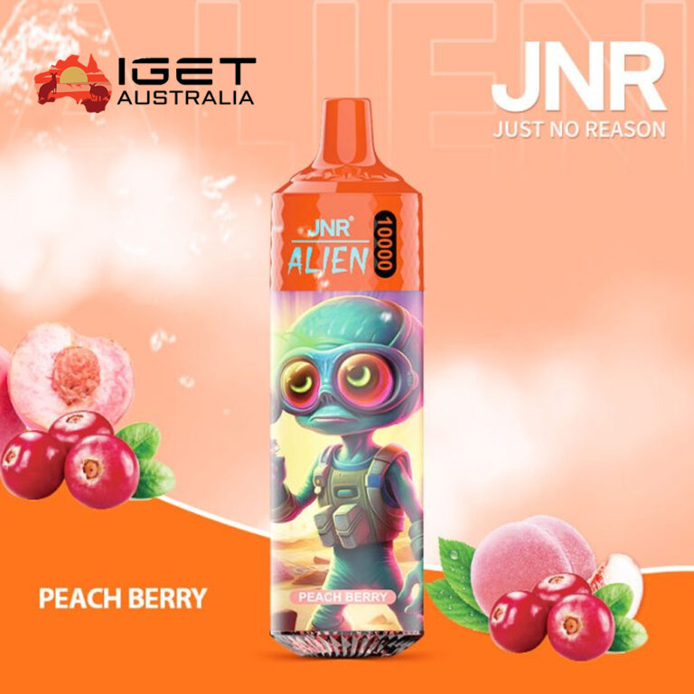 JNR ALIEN PEACH BERRY - 10000 PUFFS | IGET Australia