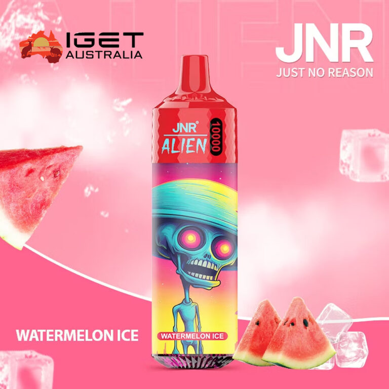 JNR ALIEN STRAWBERRY WATERMELON - 10000 PUFFS | IGET Australia