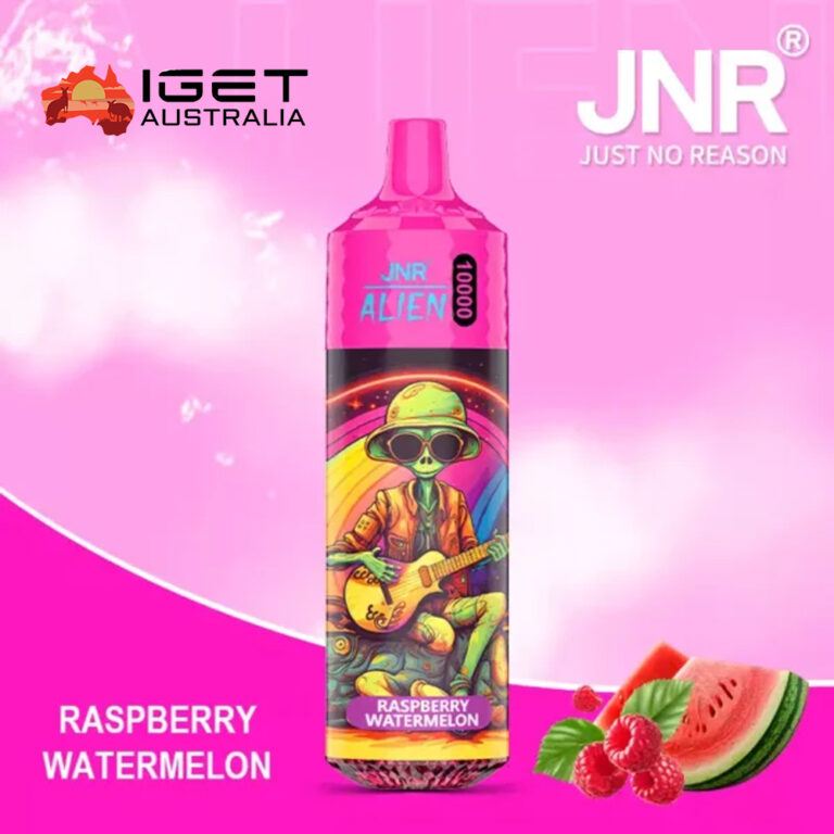 JNR ALIEN RASPBERRY WATERMELON - 10000 PUFFS | IGET Australia